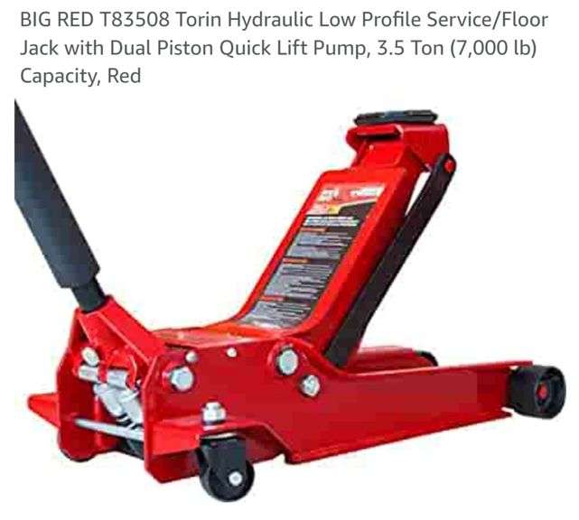 BIG RED T83508 Torin Hydraulic Low Profile Service/Floor Jack with Dual ...