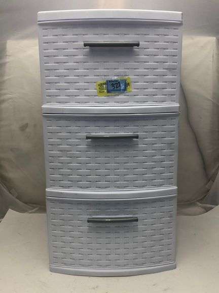 Sterilite 3 Drawer Storage Container - Lexington Online Auction