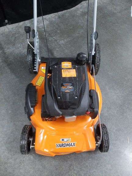 READ!!! YardMax 21 in. 170cc 3-in-1 Gas Walk Behind Push Lawn Mower with High Rear Wheels ...