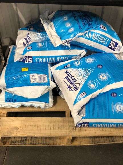Large Lot of Diamond Crystal 804017 Solar Naturals Water Softener Salt ...