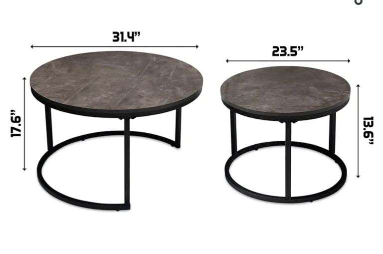 TAID Stacking Accent Coffee Tables for Your Living Room, Your Choice of ...