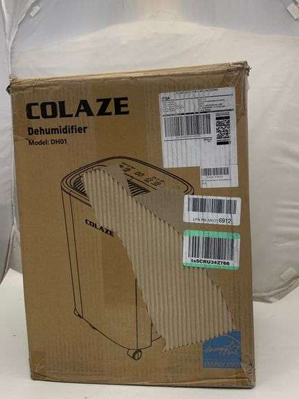 2500 Sq. Ft 30 Pint Dehumidifier, COLAZE DH01 Energy Star Dehumidifiers ...