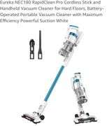 Eureka NEC180 RapidClean Pro Cordless Stick and Handheld Vacuum Cleaner ...