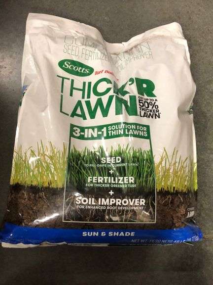 Scott’s Turf Builder Thick’r Lawn Sun N Shade Combination Seed SEE ...