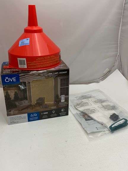 3x3m Curtain String Lights, 8” Plastic Oil Funnel & More - Lexington ...