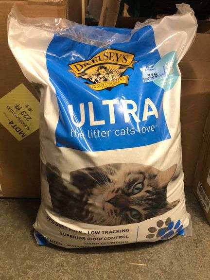 Dr Elsey’s Ultra Cat Litter 40lbs Bag - Lexington Online Auction
