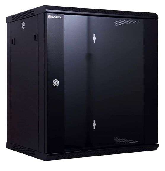 RackPath 12U Performance Wall Mount Server Cabinet Network Rack ...