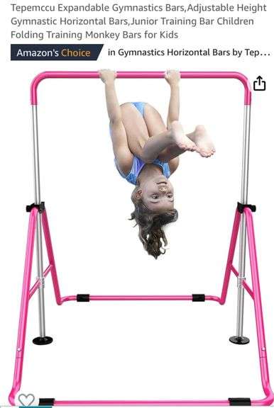 Out Of Box & ASSEMBLED- Tepemccu Expandable Gymnastics Bars,Adjustable ...