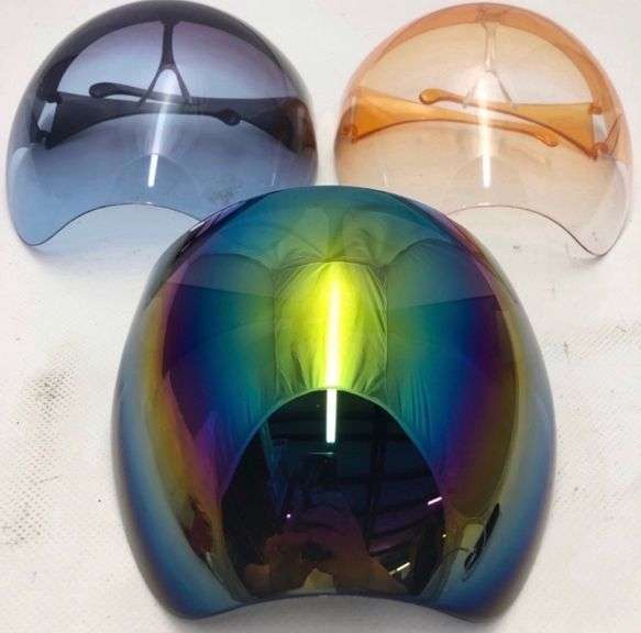 3pk Pack Full Face Sunglasses,Oversized Polarized Face Shield Tinted ...