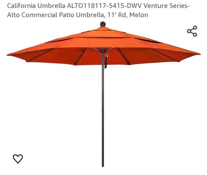 California Umbrella ALTO118117-5415-DWV Venture Series-Alto Commercial ...