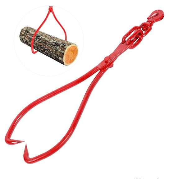 Log Grapple for Logging Tongs 20 inch 2 Claw, Eagle Claws Design Log ...