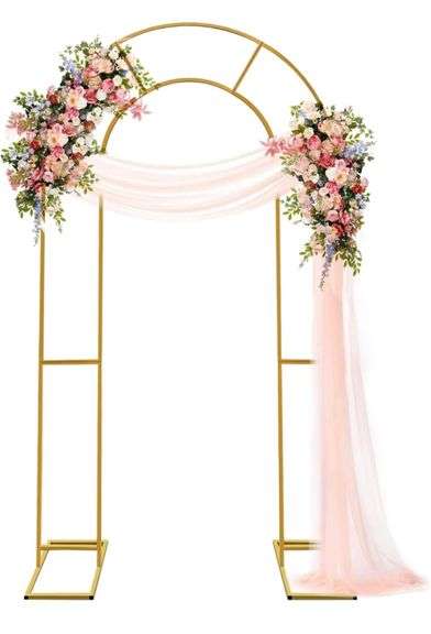 Double Arch Backdrop Stand Metal Open Arch Backdrop Frame U Shaped ...