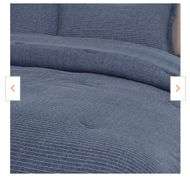 StyleWell Midnight Blue Stripe Jersey Comforter Collection Twin/Twin XL ...