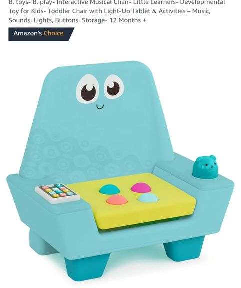 Interactive Musical Chair- Little Learners- Developmental Toy for Kids ...