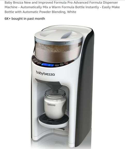 Baby Brezza New and Improved Formula Pro Advanced Formula Dispenser ...