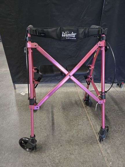 Stander Wonder Rollator, Lightweight Folding Space Saver Mobility ...