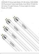 VIVOSUN T5 Grow Light Bulbs 4 Ft 46 Inches, 54W 6500K HO Fluorescent Tubes Light Bulbs, Cool ...