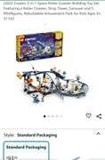 LEGO Creator 3 in 1 Space Roller Coaster Building Toy Set Featuring a ...
