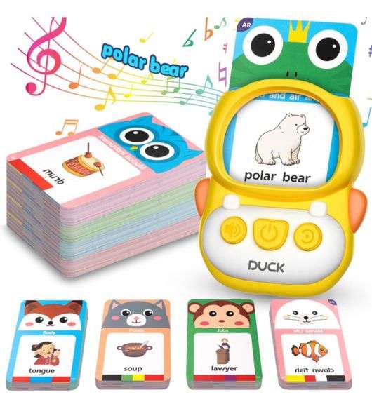 Talking Flash Cards, Educational Toys for Kids to Learn English with ...