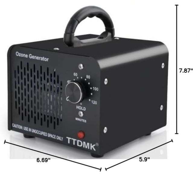 Ozone Generator 15,000mg/h, Commercial Ozone Machine Odor Removal, High Capacity Ozone Machine ...