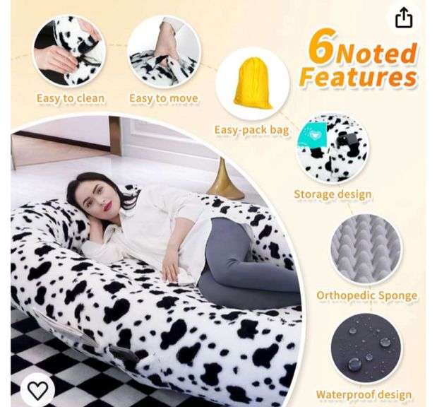 Hosadybrt Large Human Dog Bed, 65"x38"x12" Big Dog Bed for Humans Size ...