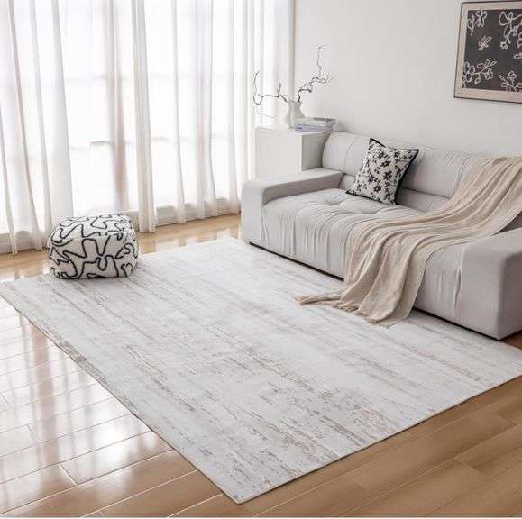 Washable Rugs 8x10 Modern Abstract Boho Washable Rug Anti-Slip Backing ...