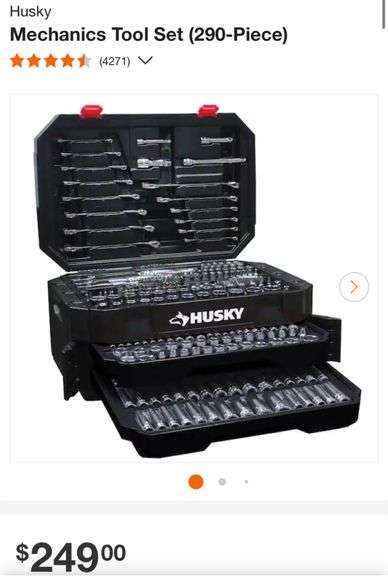 Husky Mechanics Tool Set (290-Piece) Husky # H290MTS - Lexington Online ...