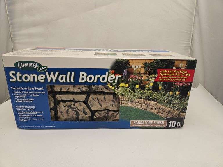 Gardeneer by Dalen Stone Wall Border Landscape Edging Border – 6 Inch ...