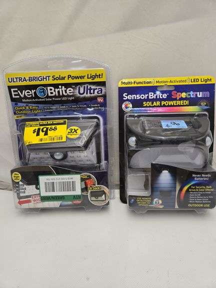 Ever Brite Ultra Solar Power Light & Sensor Brite Solar Powered Motion ...