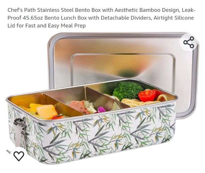(23 Boxes) Stainless Steel Bento Food Storage Boxes With Detachable ...