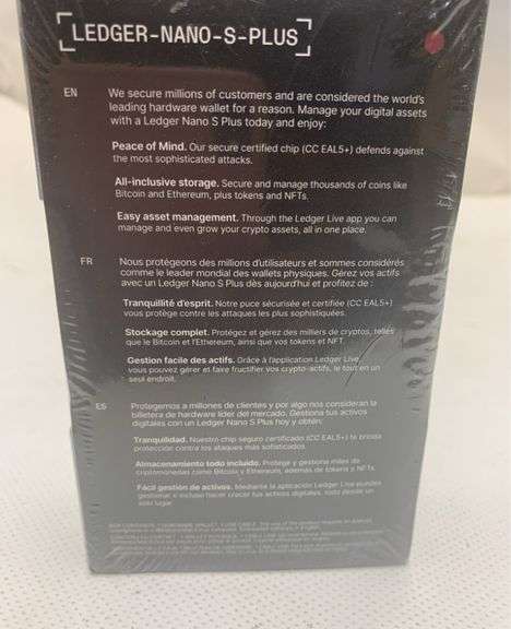 Ledger Nano S Plus Crypto Hardware Wallet (RUBY-RED) - Safeguard Your ...