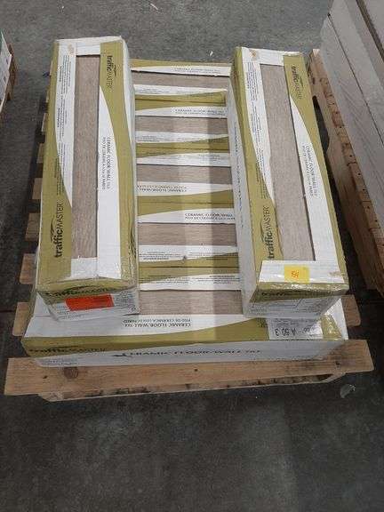 7 Cases of TrafficMaster Capel Ash 6 in. x 24 in. Matte Ceramic Wood ...