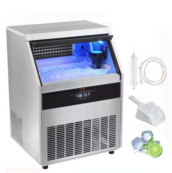 VEVOR Commercial Ice Maker 330 lbs./24 in. H Ice Maker Machine ...
