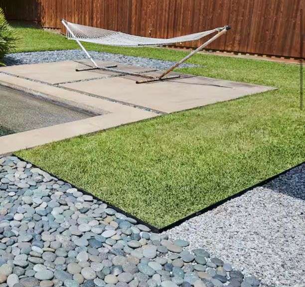 (4 BOXES) Colmet 8 ft. x 4 in. 14-Gauge Black Steel Landscape Edging (5 ...