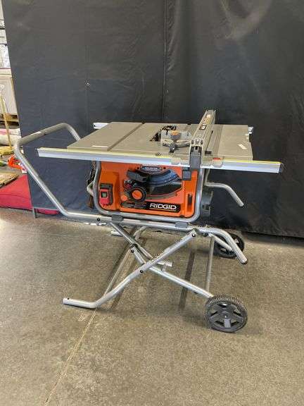 Read!! RIDGID 15 Amp 10 in. Portable Corded Pro Jobsite Table Saw with ...