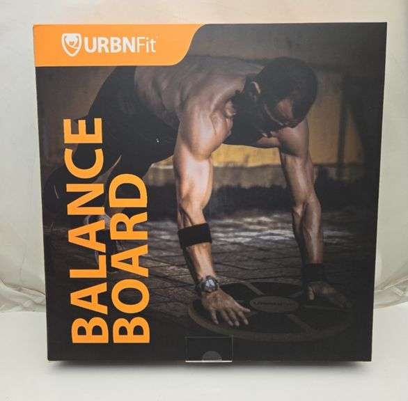 URBNFit Balance Board Trainer - Wooden Wobble Balancing Board for Core ...