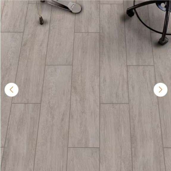 7 Cases of TrafficMaster Capel Ash 6 in. x 24 in. Matte Ceramic Wood ...