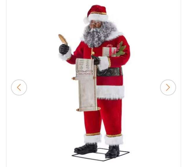 Home Accents Holiday 6 ft. Animated Wishlist Santa - Lexington Online ...