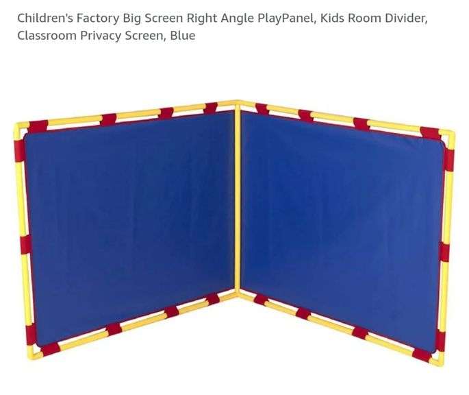 Children's Factory Big Screen Right Angle PlayPanel, Kids Room Divider ...