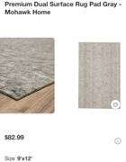 Premium Dual Surface Rug Pad Gray - Mohawk Home 9'x12' - Lexington ...