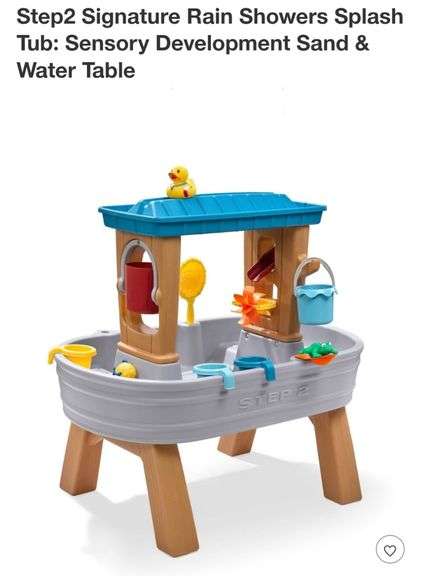 Step2 Signature Rain Showers Splash Tub: Sensory Development Sand ...