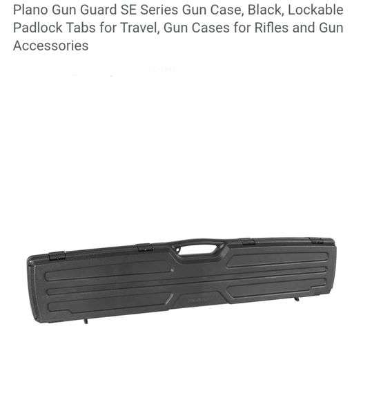 Plano Gun Guard SE Series Gun Case, Black, Lockable Padlock Tabs for ...
