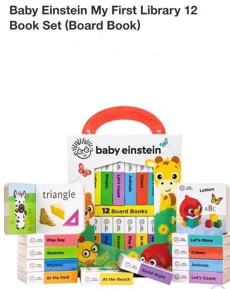 Baby Einstein My First Library 12 Book Set (Board Book) - Lexington ...