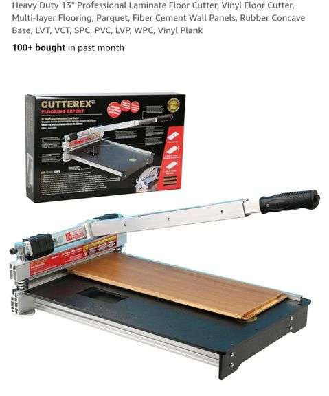 Heavy Duty 13" Professional Laminate Floor Cutter, Vinyl Floor Cutter ...