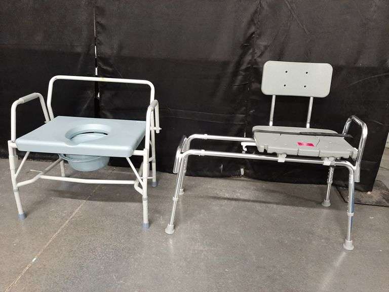 Shower Transfer Chair & Drop Arm Commode - Lexington Online Auction