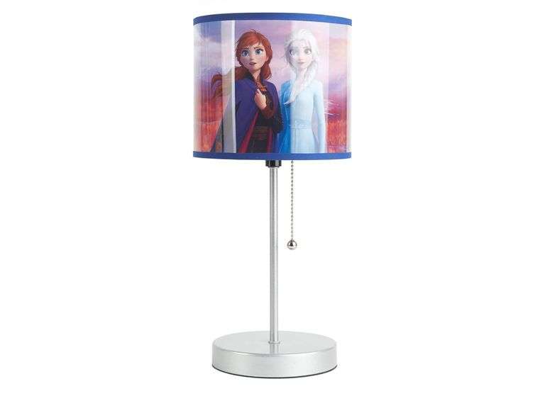 Frozen 2 Stick Table Kids Lamp with Pull Chain, Metal, Themed Printed ...