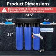 iSpring Whole House Water Filter System w/Ultimate Protection, Highly ...