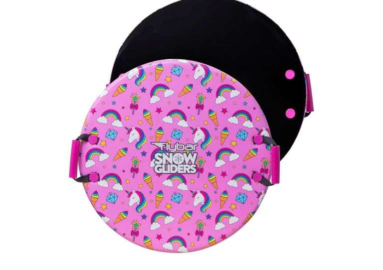 Flybar Snow Sled for Kids - Foam Disc Sled for Kids Ages 6+, Easy Grip ...