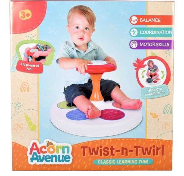 Twist N Twirl Classic Spinning Activity Toy for Toddlers Ages Over 18 ...