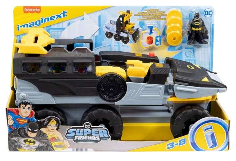 Fisher-Price Imaginext DC Super Friends Batman Toy Transforming Bat ...